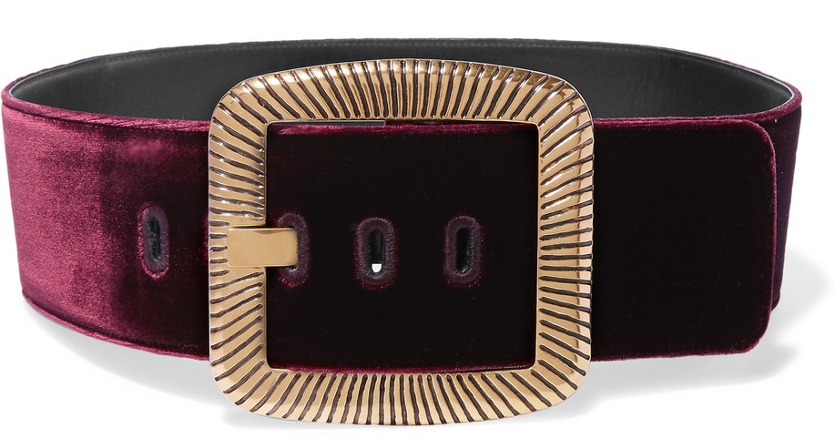 velvet belt | Sandra‘s Closet