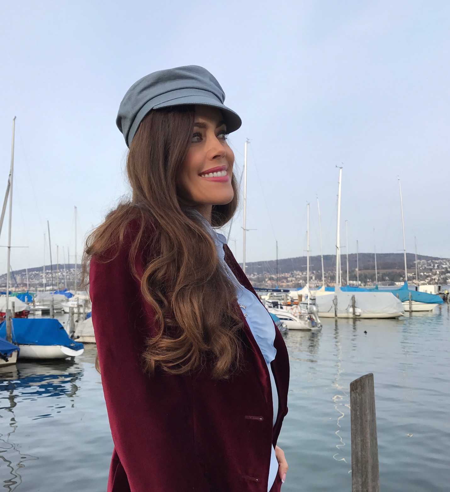 My Look: Burgundy & Blue | Sandra‘s Closet