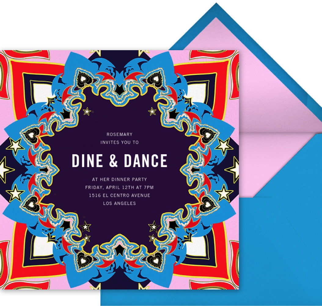 Beautiful Invitations by Mary Katrantzou | Sandra‘s Closet