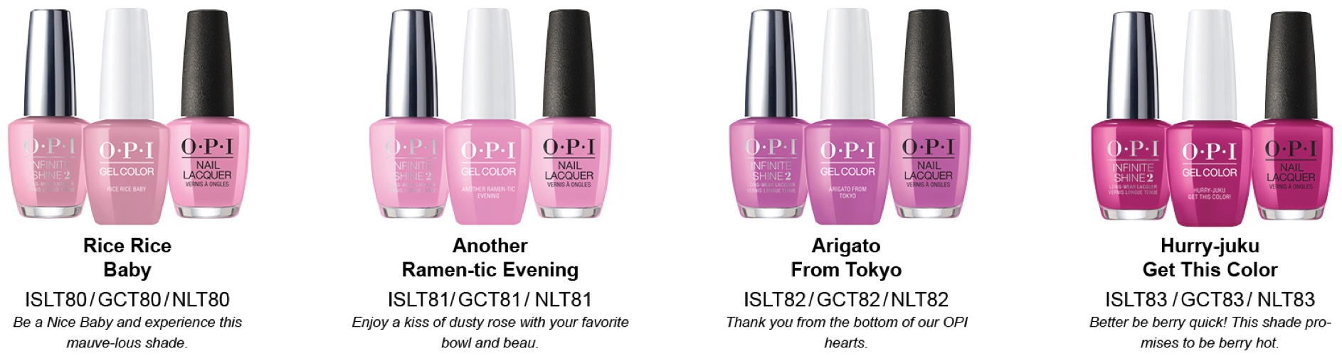 OPI Tokyo Spring 2019 Collection | Sandra‘s Closet