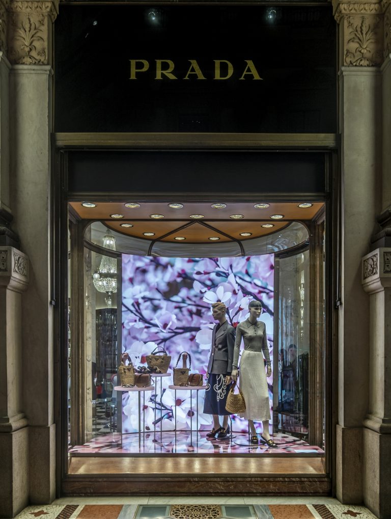 Blossom: Prada’s New Store Windows | Sandra‘s Closet