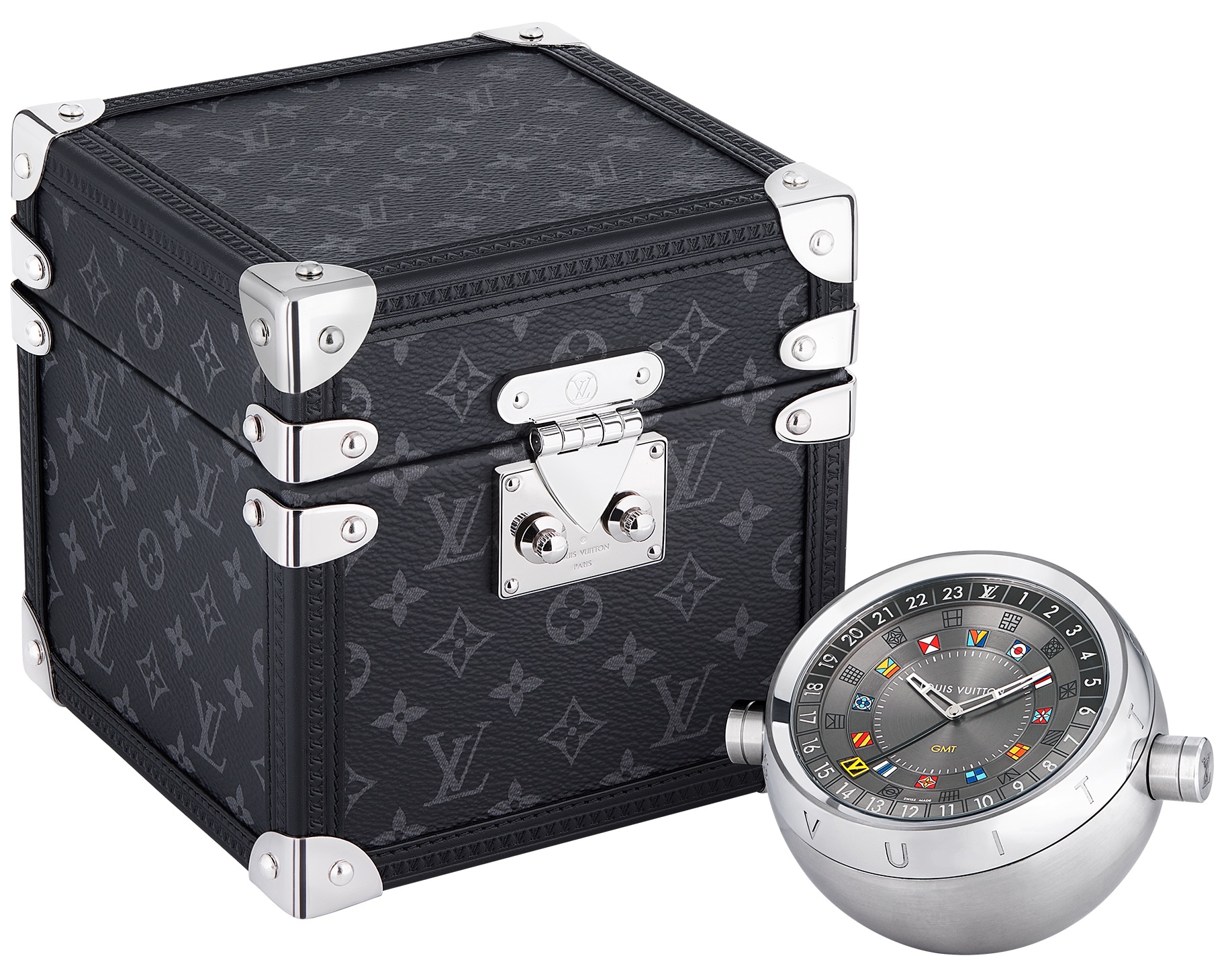 Louis Vuitton Trunk Table Clock | Sandra‘s Closet