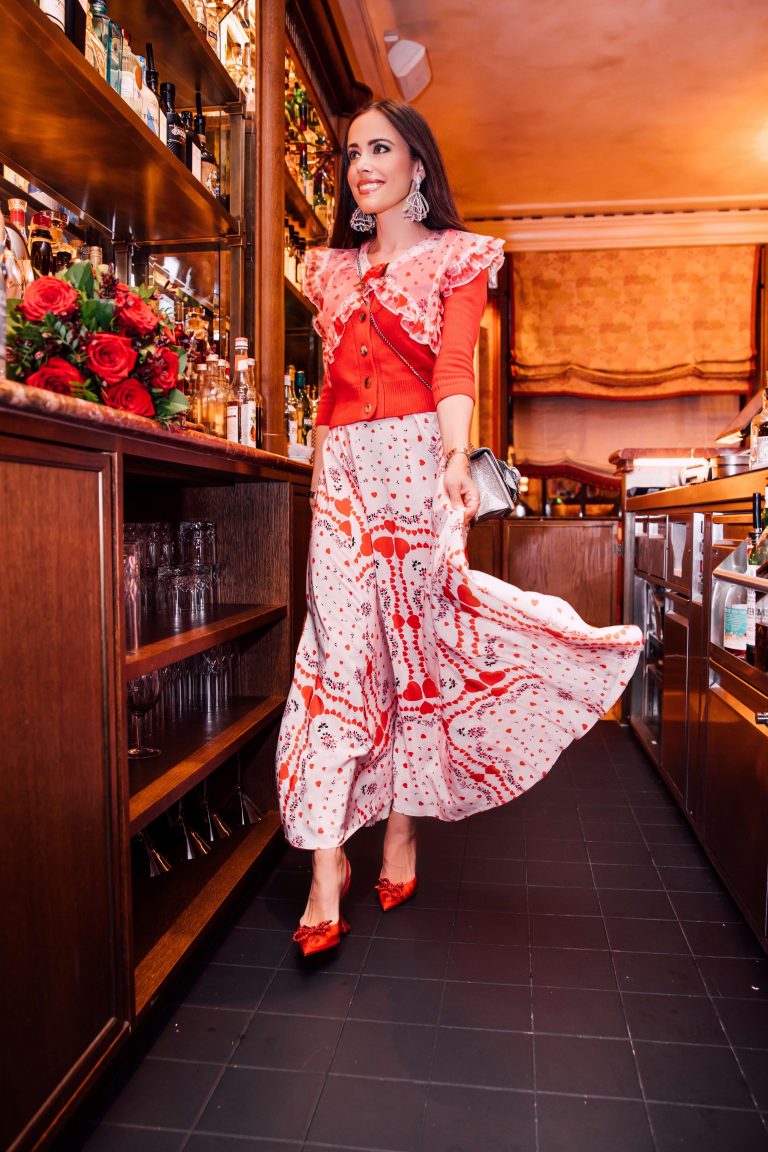 Happy Hearts 18-karat white gold diamond ring | Sandra‘s Closet