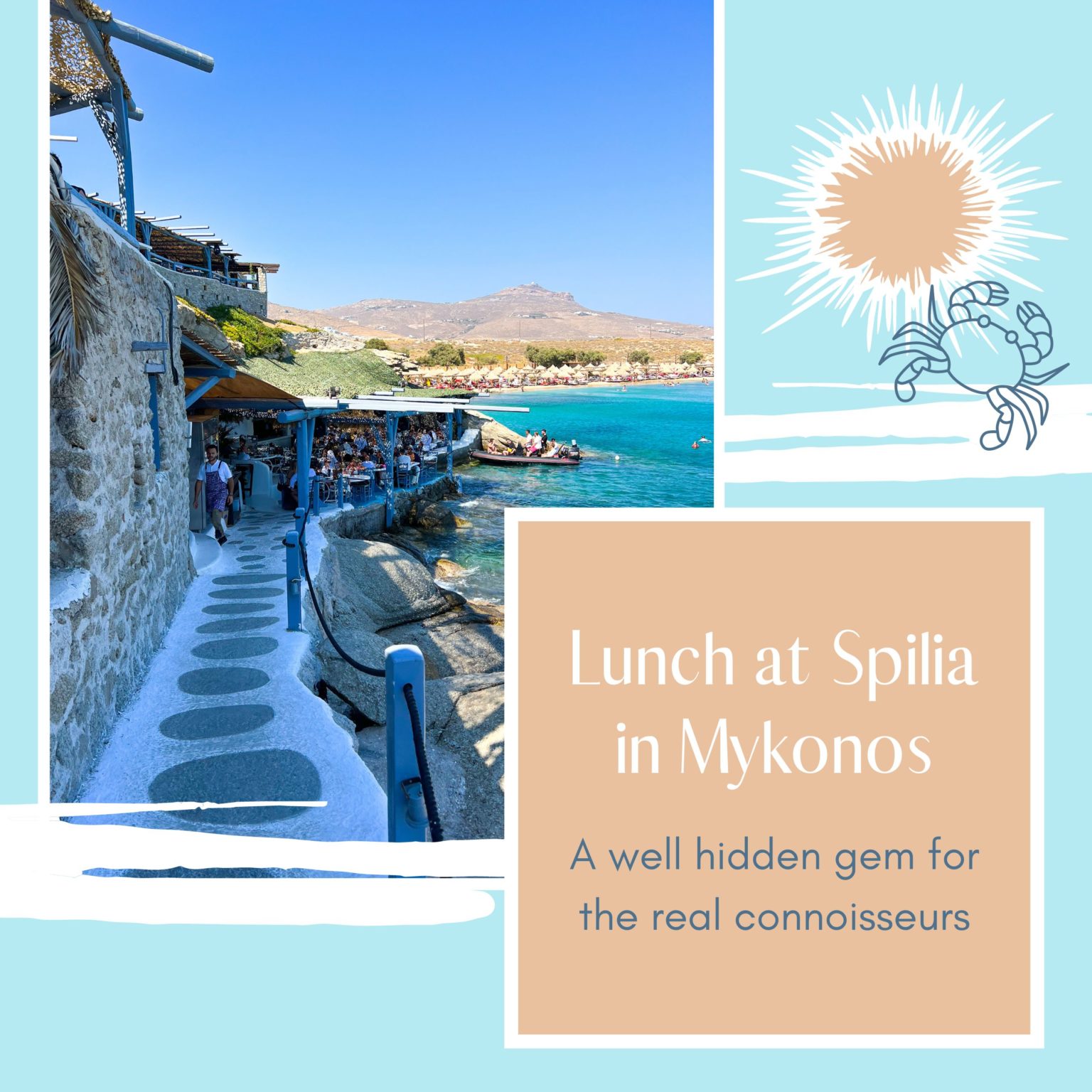Lunch at Spilia in Mykonos | Sandra‘s Closet