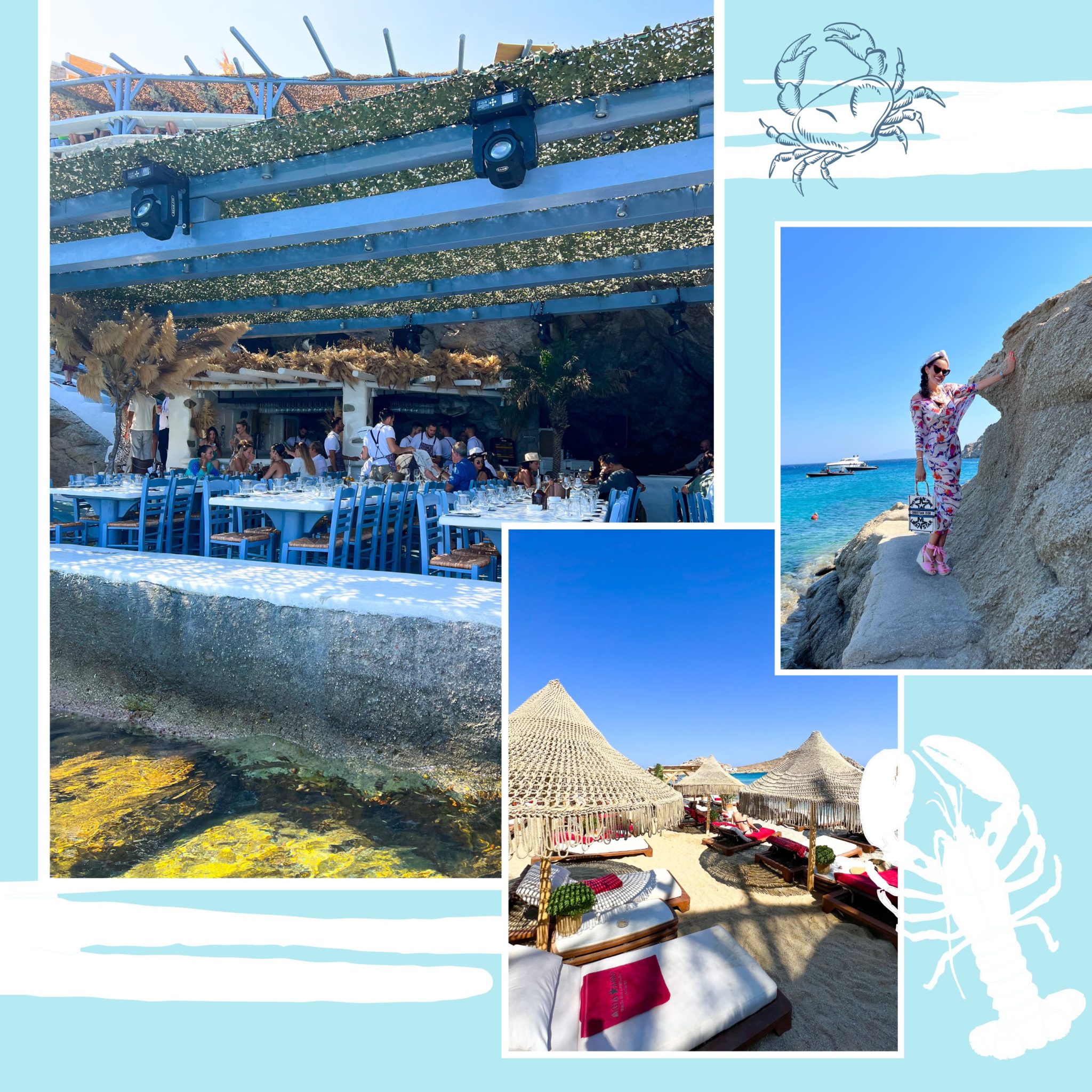 Lunch at Spilia in Mykonos | Sandra‘s Closet