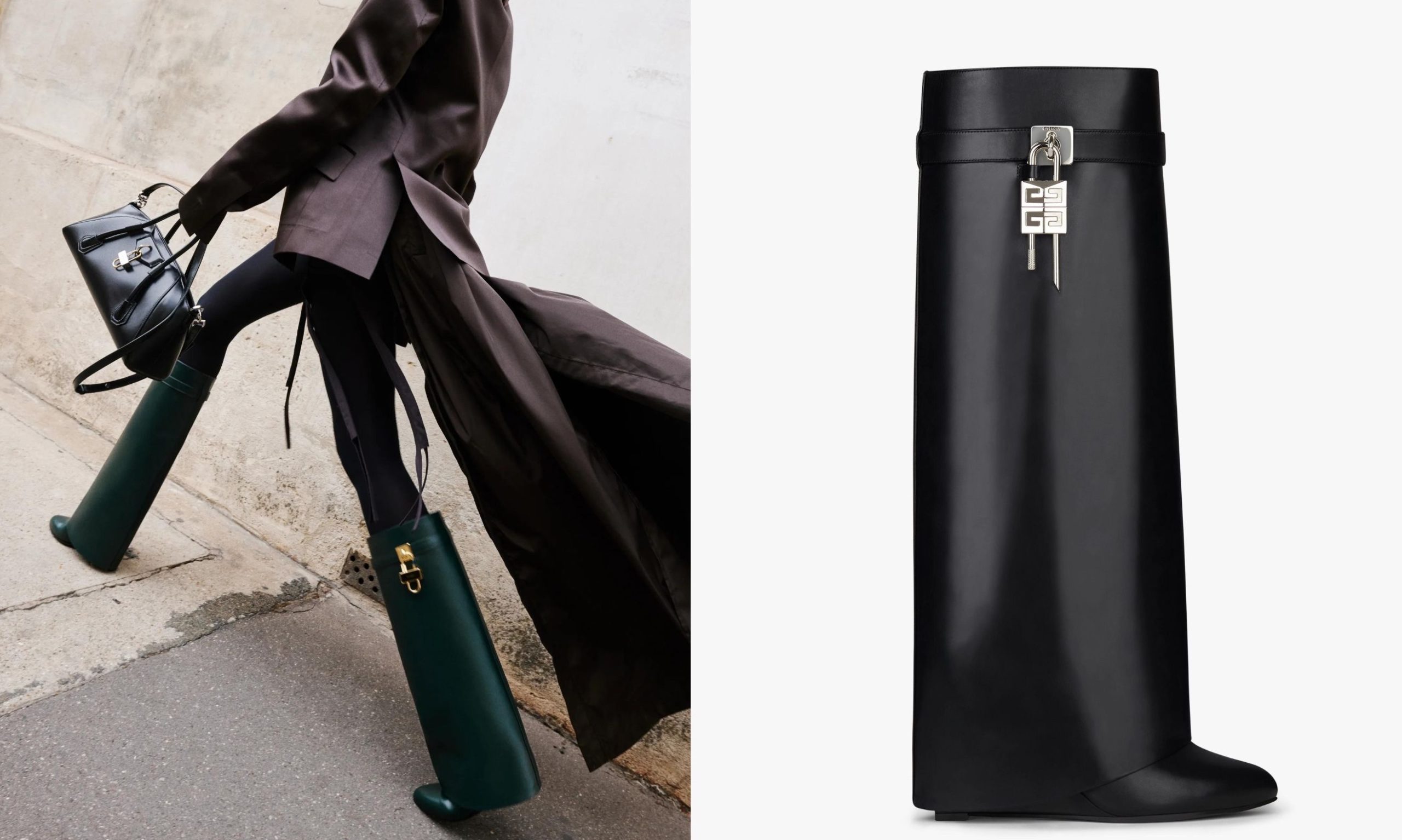 Givenchy Shark Lock Boots | Sandra‘s Closet