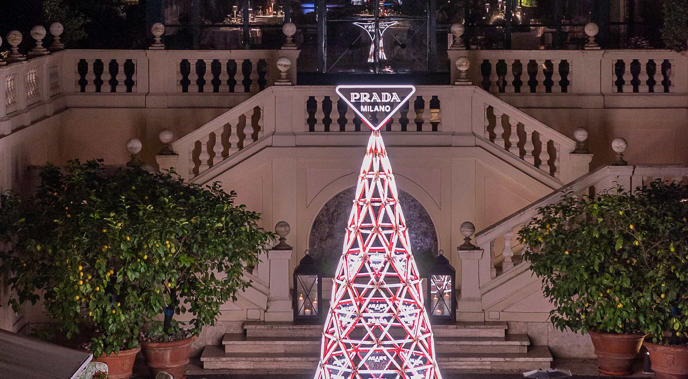 A Prada Christmas Tree at Hotel de Russie | Sandra‘s Closet