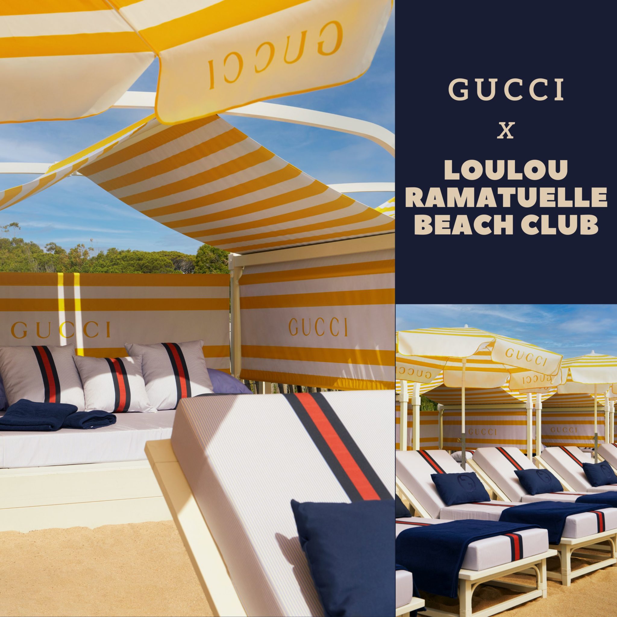 Gucci x Loulou Ramatuelle Beach Club | Sandra‘s Closet