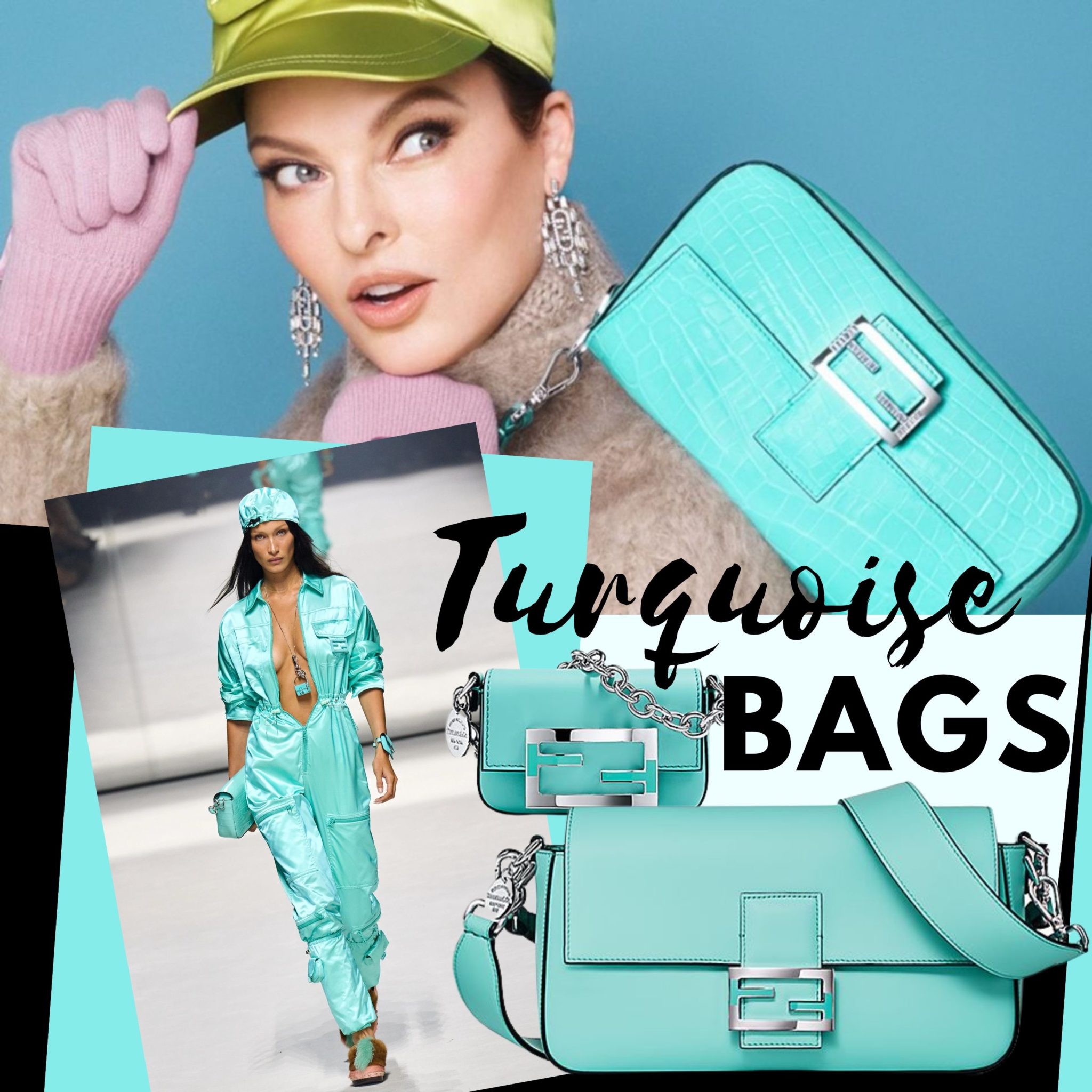 Turquoise Bags | Sandra‘s Closet
