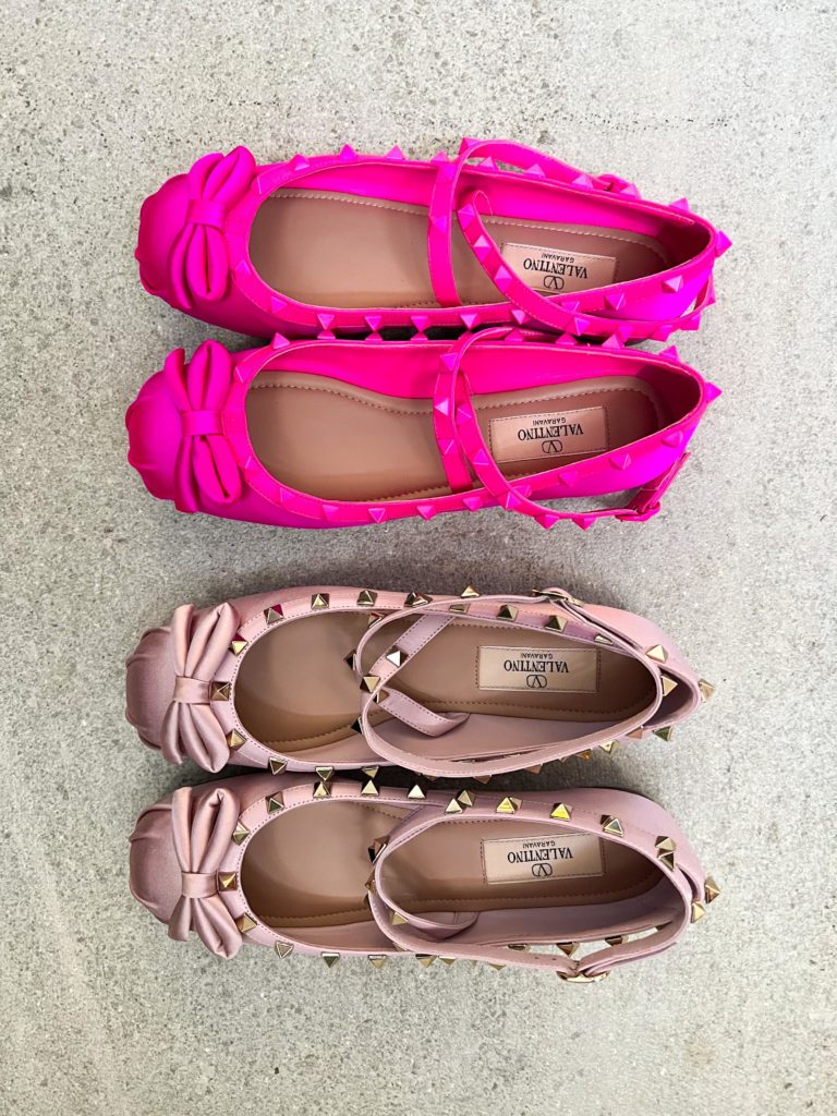 Valentino New Rockstud Ballerinas | Sandra‘s Closet