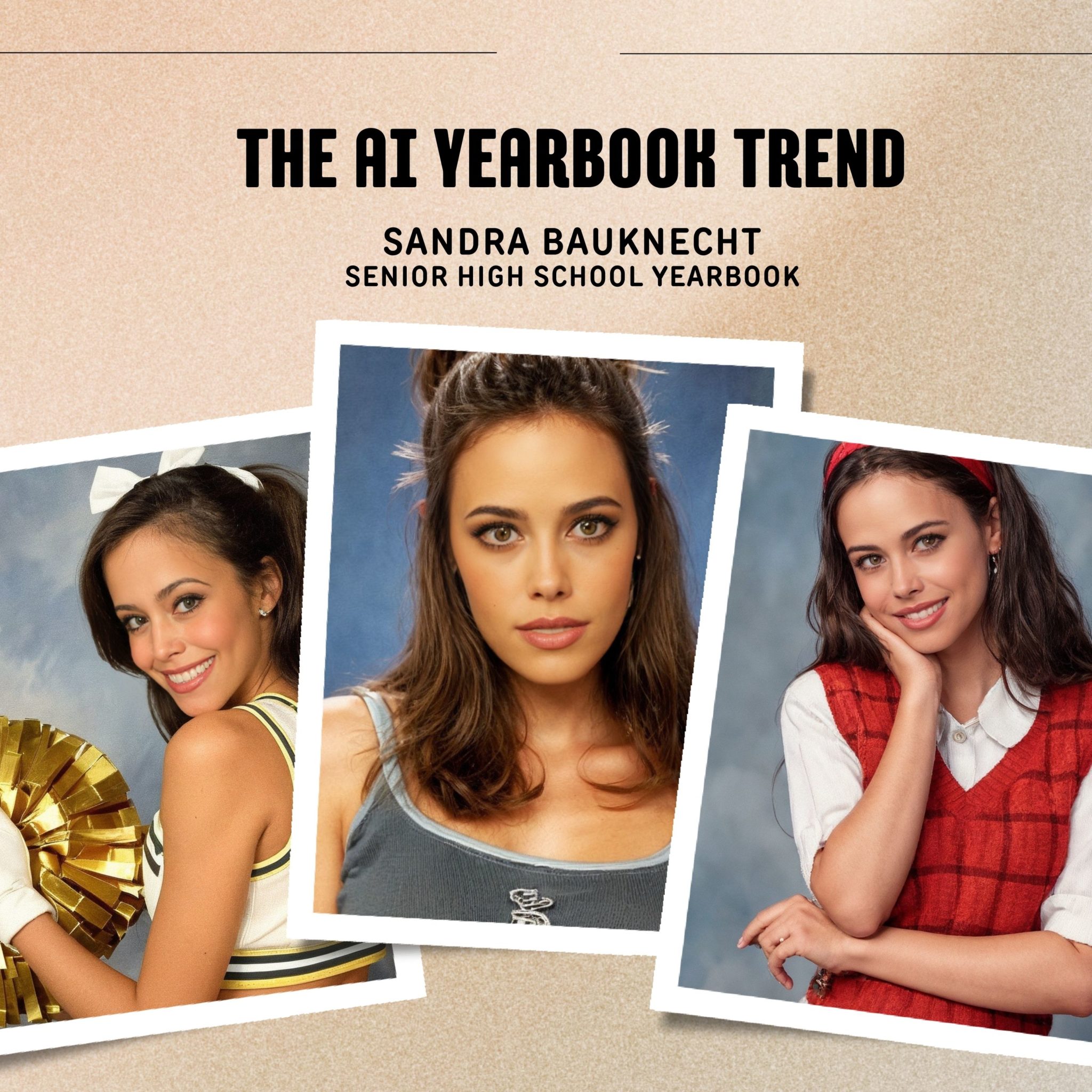 The AI Yearbook Trend | Sandra‘s Closet