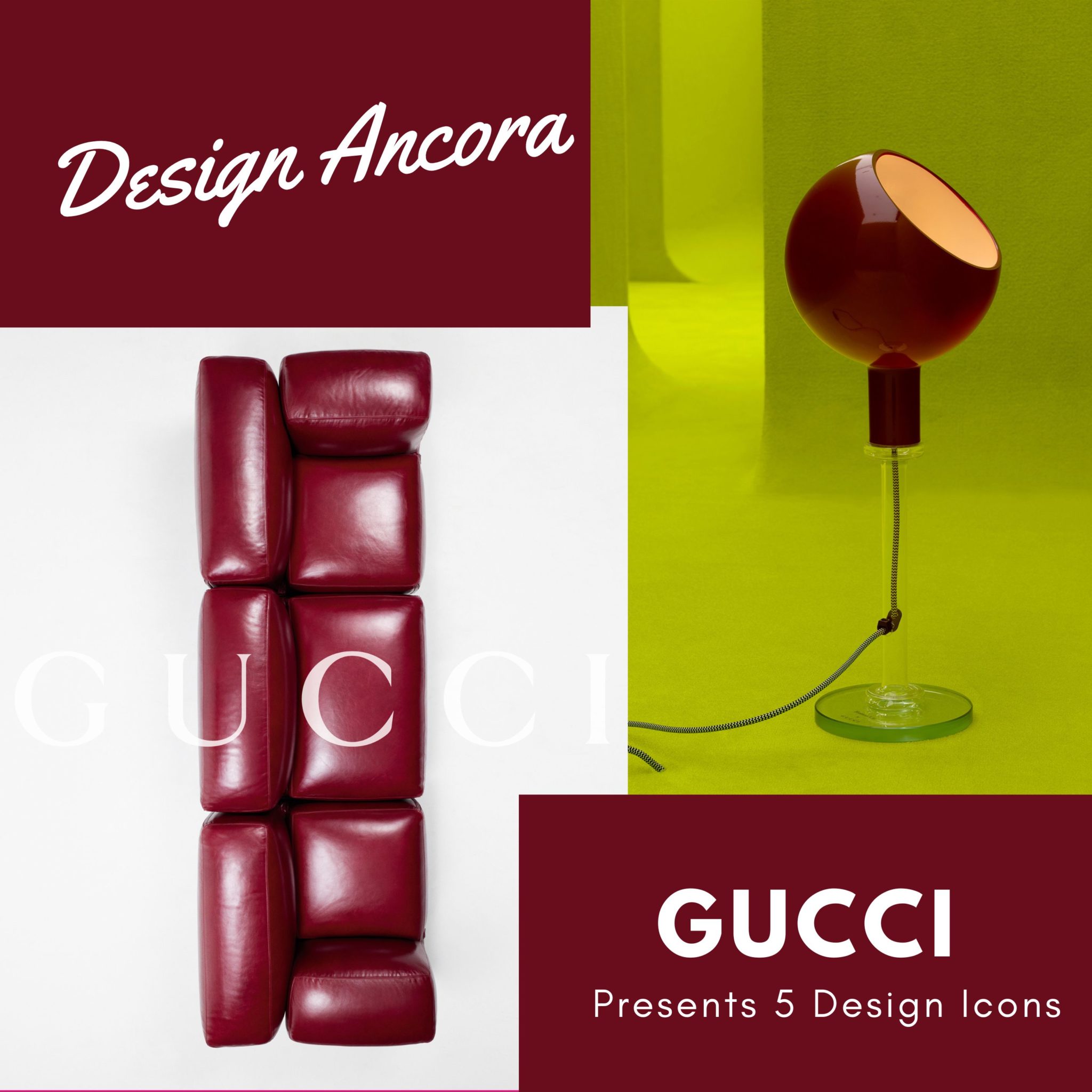 Design Ancora: Gucci Presents 5 Design Icons | Sandra‘s Closet