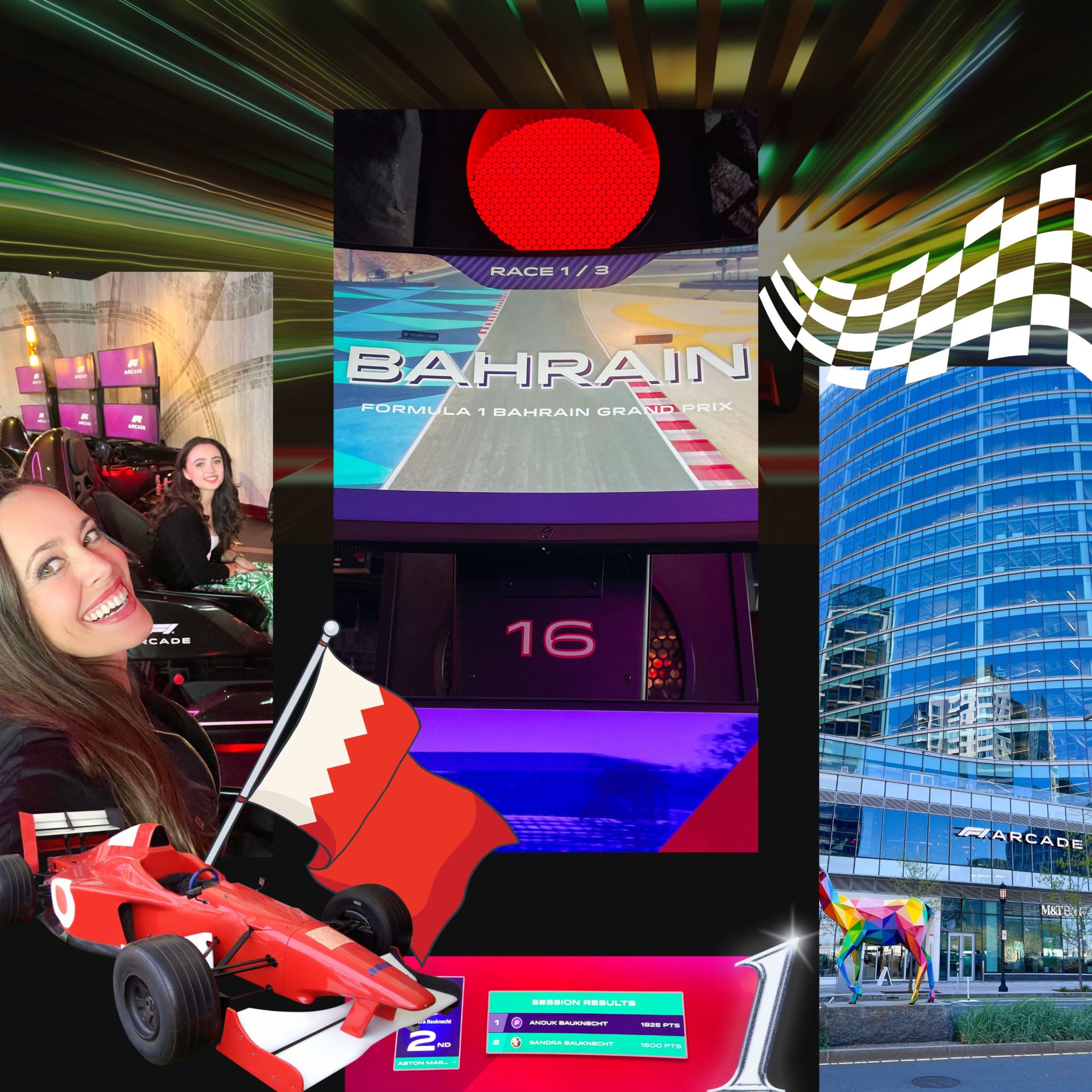 F1 Arcade in Boston | Sandra‘s Closet