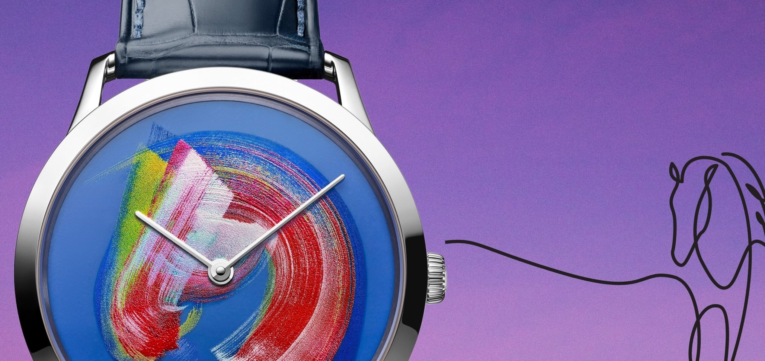 Slim d’Hermès Cheval Brossé Watch | Sandra‘s Closet